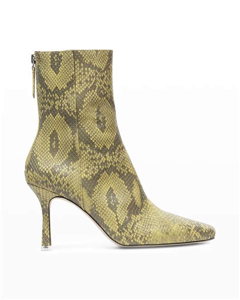 Leather Python Shoes Neiman Marcus
