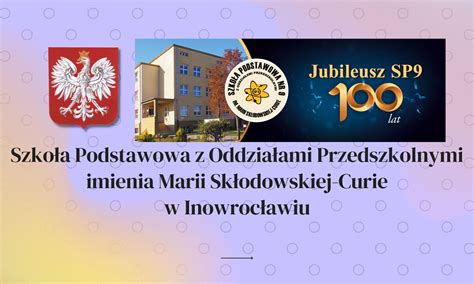 Szkolny Zestaw Podręczników I Materiałów ćwiczeniowych Szkoła Podstawowa Nr 9 W Inowrocławiu