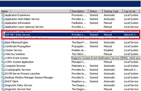 Unable To Make The Session State Request To The Session State
