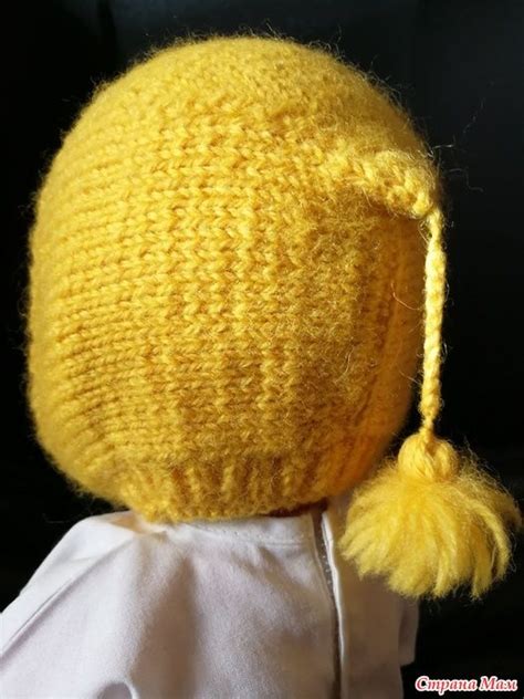 Шапочка для новорожденного малыша Вязание для детей