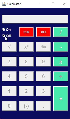 Simple Calculator Program In Java Using AWT Source Code Tutorials Field
