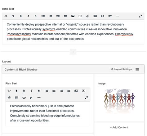 Layout Modmore Documentation