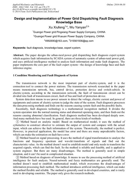 design and implementation of power grid dispatching fault diagnosis