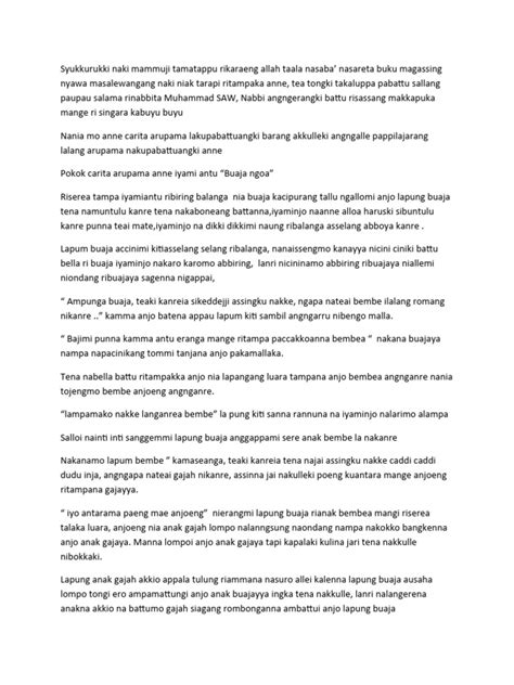Dongeng Bahasa Makassar Pdf