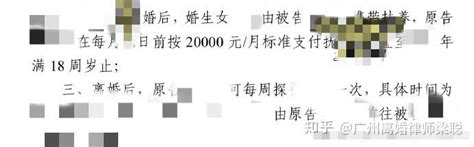 梁聪律师团队亲办判决的抚养费两万一个月不是调解和协议 知乎