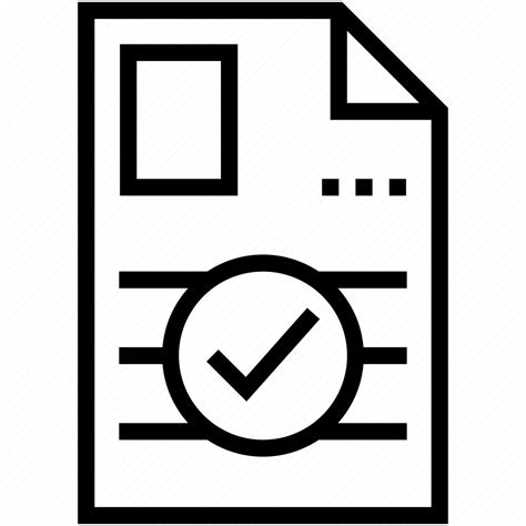 Checkmark Document File Task Complete Verified Document Icon Download On Iconfinder
