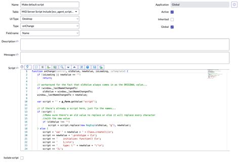 Mid Server Script Include Default Script Snprodev