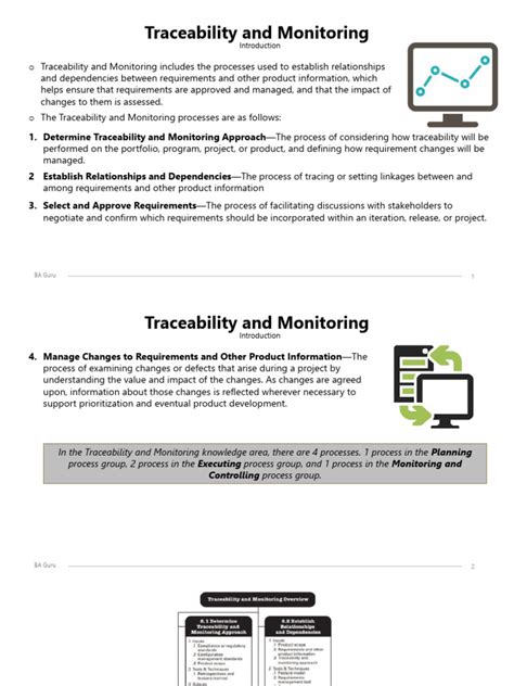 Traceability And Monitoring Guide Pdf Information Life Cycle Assessment