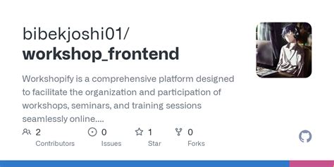 Github Bibekjoshi01workshopfrontend Workshopify Is A Comprehensive