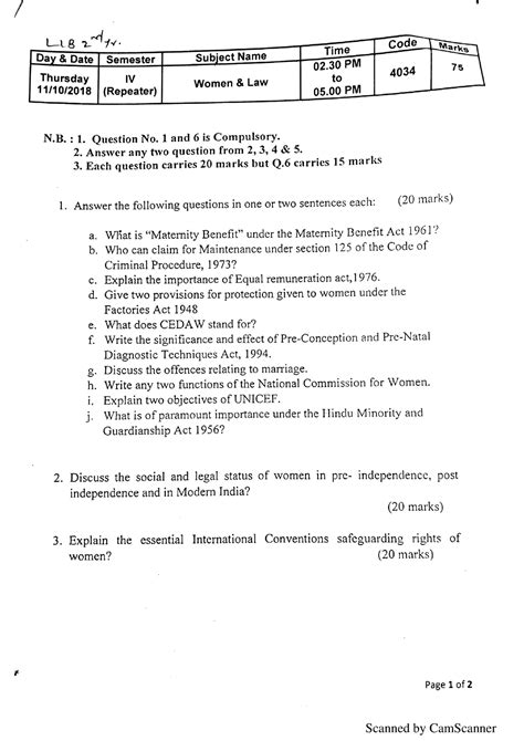 Women S Law Women S Law LLB Studocu