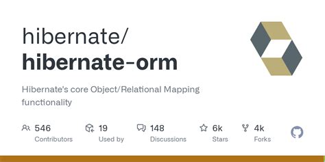 GitHub Hibernate Hibernate Orm Hibernate S Core Object Relational Mapping Functionality