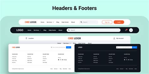 Header Footer Figma