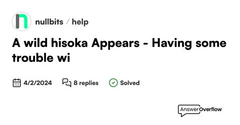 A Wild Hisoka Appears Having Some Trouble Wi Nullbits