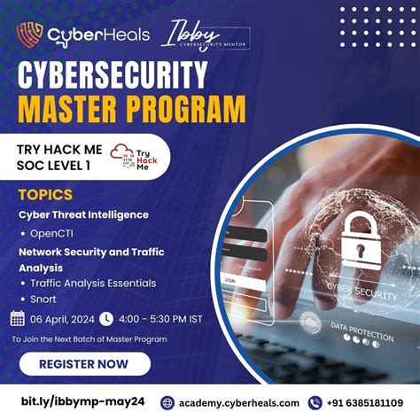 Cybersecurity Master Program Topics Cyber Threat Intelligence 👉opencti Network Security And