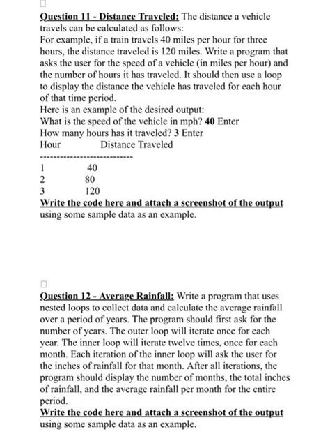 Solved Question 1 Write A While Loop That Lets The User