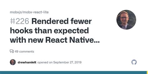 Rendered Fewer Hooks Than Expected With New React Native Fast Refresh Issue