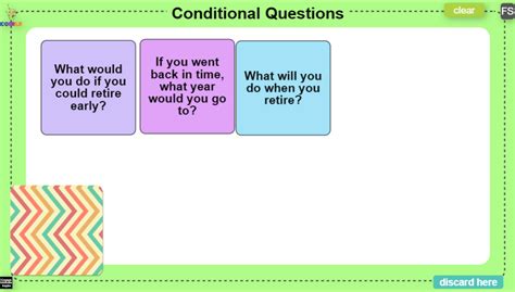 Esl Conditional Question Cards Coirle