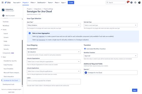 Sonatype For Jira Cloud