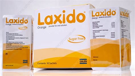 Laxative Sachets Stock Image C0512390 Science Photo Library