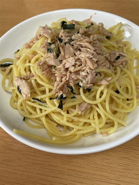 ツナ大葉パスタ By Yume茶 【クックパッド】 簡単おいしいみんなのレシピが396万品