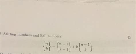 Solved Problem 79 Show That The Stirling Numbers Satisfy
