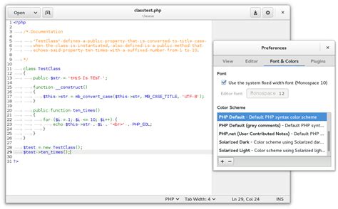 Critique Of Gedit Syntax Highlighting Php Color Schemes