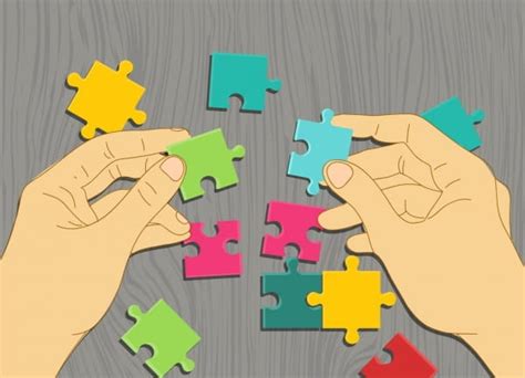 문제 개념 배경 손 퍼즐 관절 아이콘 장식 Ai Eps Uidownload