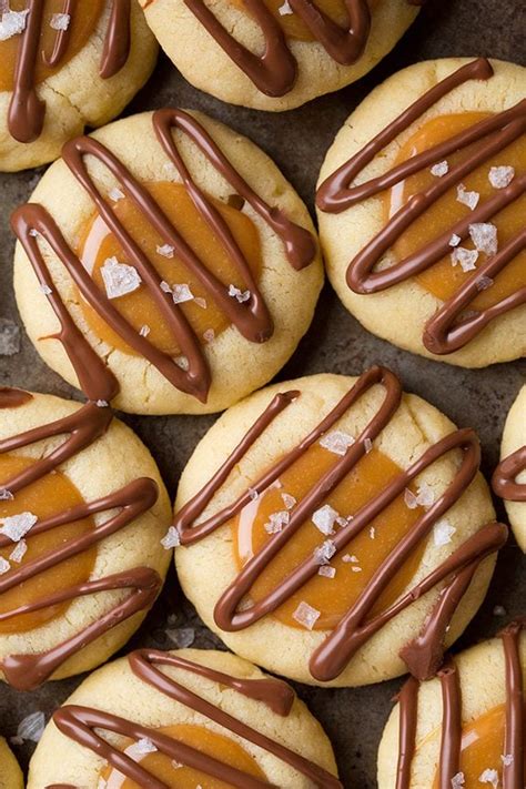 Twix Thumbprint Cookies Cooking Classy