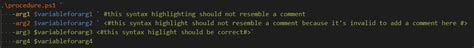 Powershell Comment Recognition Is Not Correct Issue Powershell Editorsyntax Github