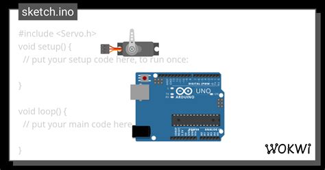 Debut De Servomoteur Wokwi Esp32 Stm32 Arduino Simulator