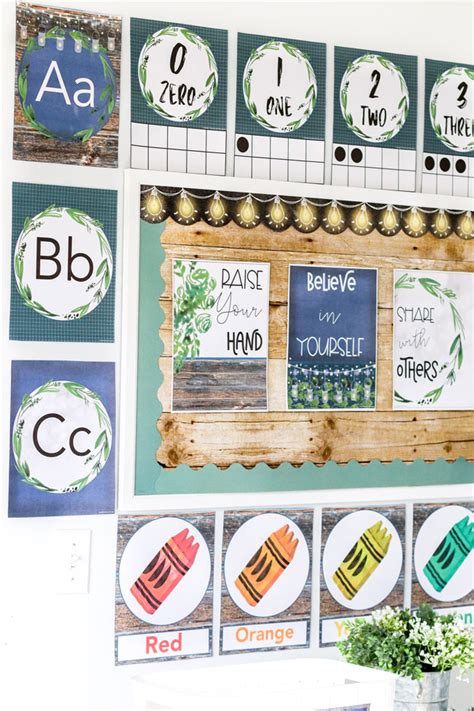 Rustic Farmhouse Classroom Decor Spirited And Then Some