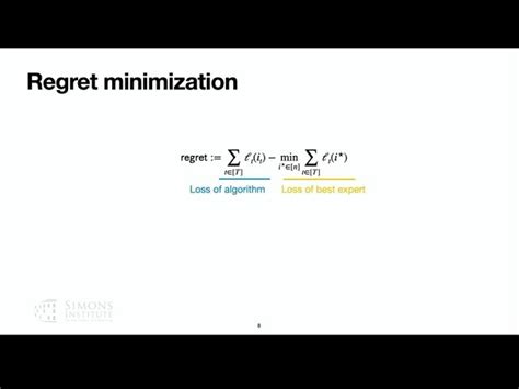 free video memory regret tradeoff for online learning from simons