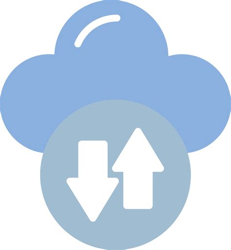 Cloud Computing Flat Icon 13950503 Vector Art At Vecteezy