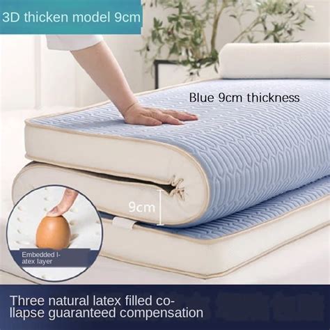 천연 라텍스 매트리스 Foldable Colchones 메모리 폼 스폰지 필링 매트리스 6cm9cm 코튼 원단 킹 퀸 트윈 풀 사이즈매트리스 Aliexpress