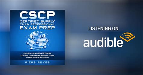 Cscp Certified Supply Chain Professional Exam Prep Audiobook Free
