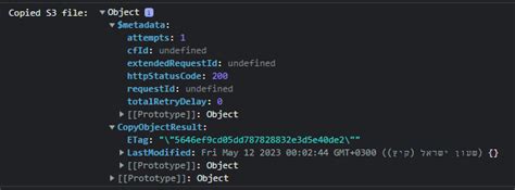 amazon web services aws sdk client s3 copyobjectcommand does not copy the file stack overflow