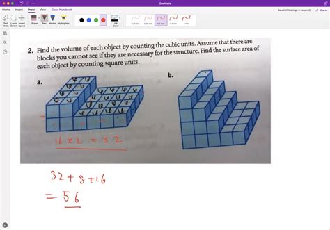 solved the cubic units assume that there are find the volume of each