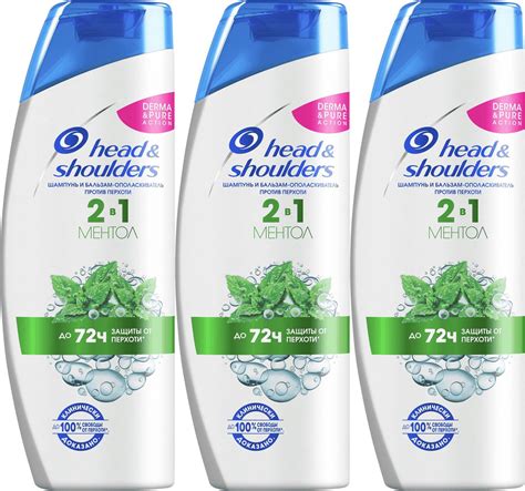 Шампунь и бальзам-ополаскиватель HEAD & SHOULDERS Ментол 2в1 400 мл ...