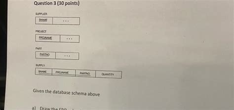 Solved Adraw The Erd Using Chens Notationbdraw The Erd