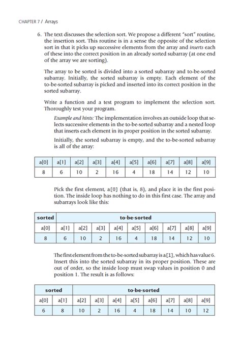 Solved Chapter 7 Arrays 6 The Text Discusses The