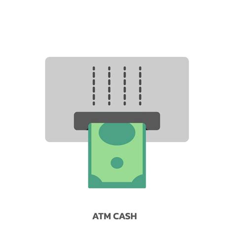 Inserts Money Into The Terminal ATM 25402252 Vector Art At Vecteezy