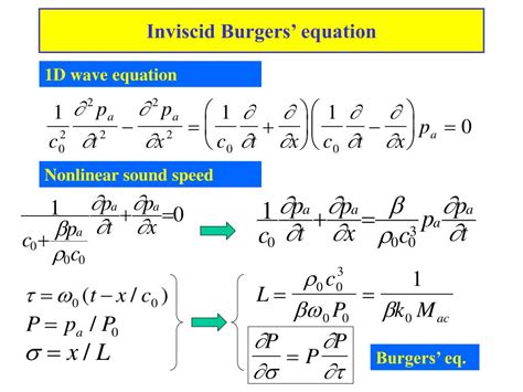 Ppt Inviscid Burgers Equation Powerpoint Presentation Free Download
