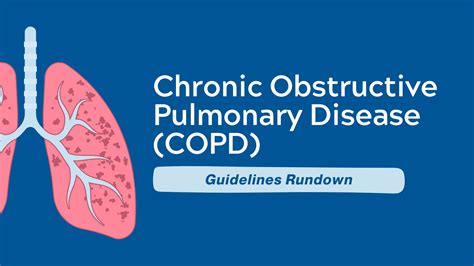 Chronic Obstructive Pulmonary Disease Copd Guidelines Rundown Copd Awareness Month