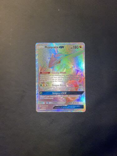 Rayquaza Gx Rainbow Rare Values Mavin