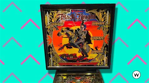 Black Knight 1980 Pinball Machine By Williams Electronic Games Inc