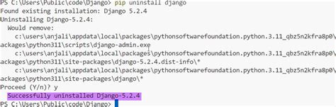 No Module Named Django Error