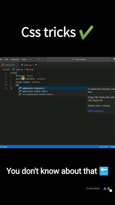 Css Tricks Html Css Javascript Shorts Webdesign Coding Youtube
