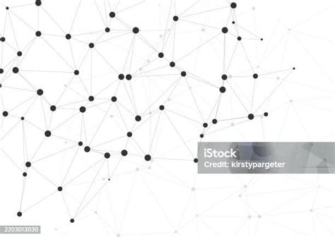 네트워크 연결 디자인이 있는 현대 기술 배경 선과 점을 연결하는 디자인 0명에 대한 스톡 벡터 아트 및 기타 이미지 0명