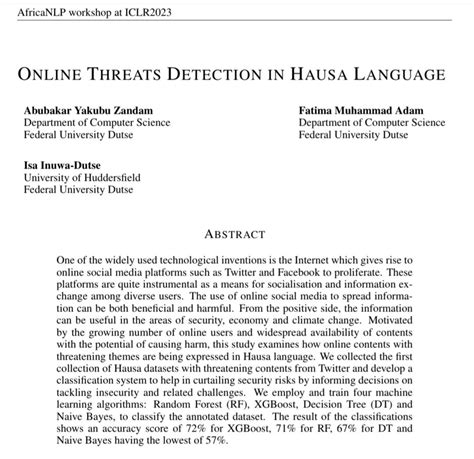 Datascience Ai Success Language Naturallanguageprocessing Muhammad Fatima Adam 12 Comments