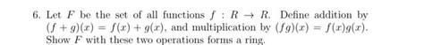 solved 6 let f be the set of all functions f r→r define
